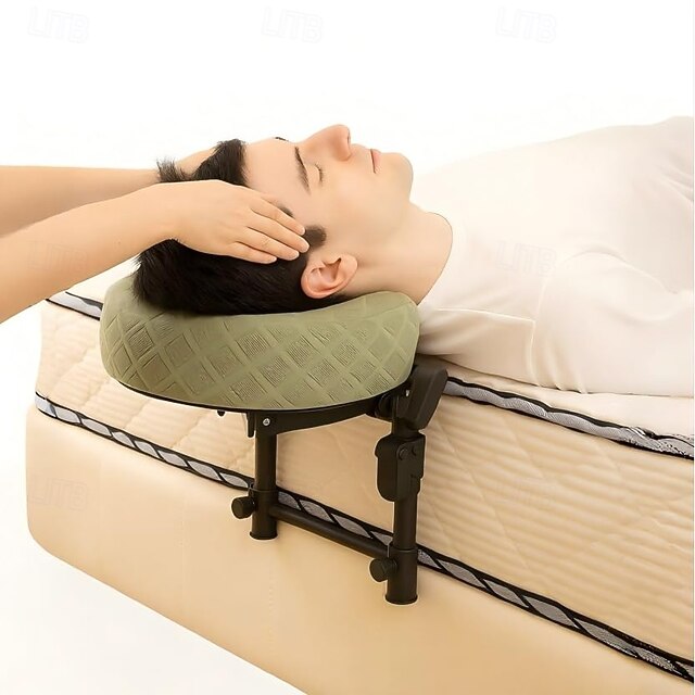 Massage headrest for beds, adjustable facial massage cradle for home ...