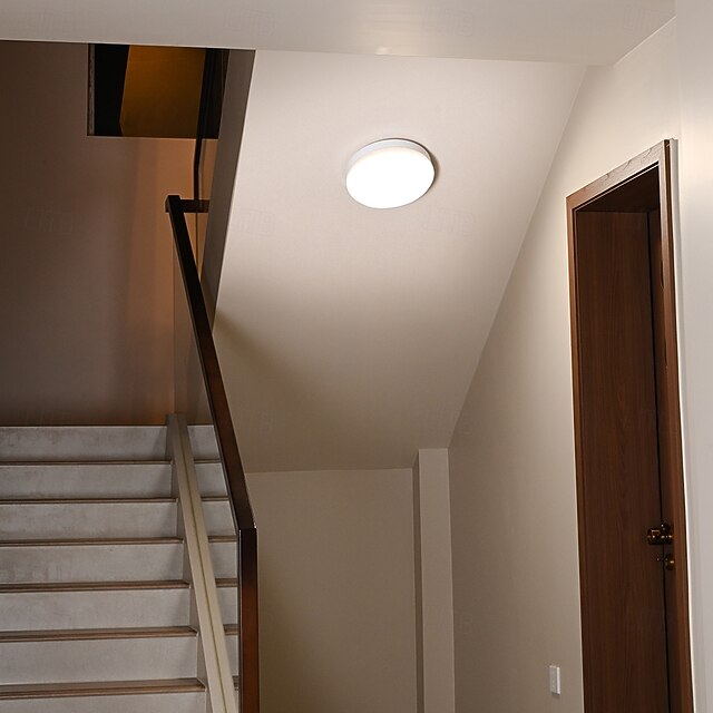 10000mAh USB rechargeable radar induction ceiling light Tri color ...