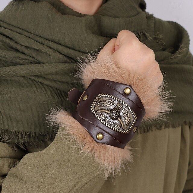 Retro Vintage Medieval Renaissance Armor Wrist Brace Arm Guards Warrior ...