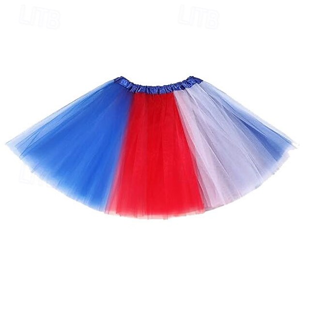 250th Anniversary USA Disco 1980s Petticoat Hoop Skirt Tutu Under Skirt ...