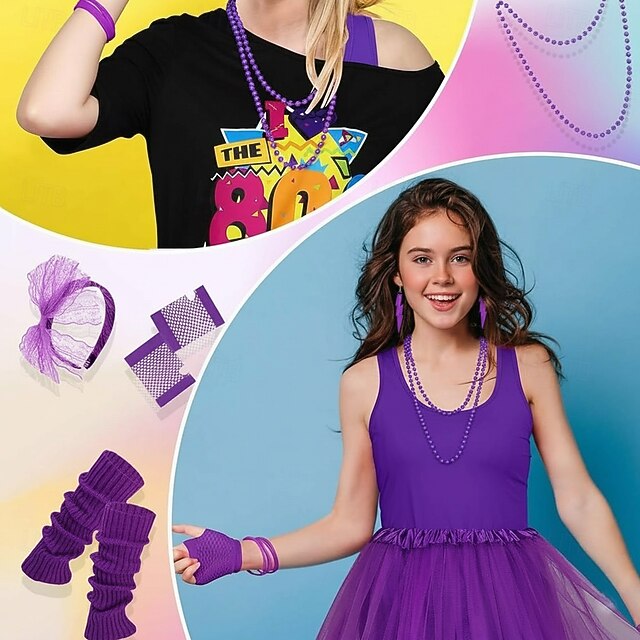 Carnival 2026 Carnival Costume Carnival Outfits Tutu Shirt Disco 1980s ...