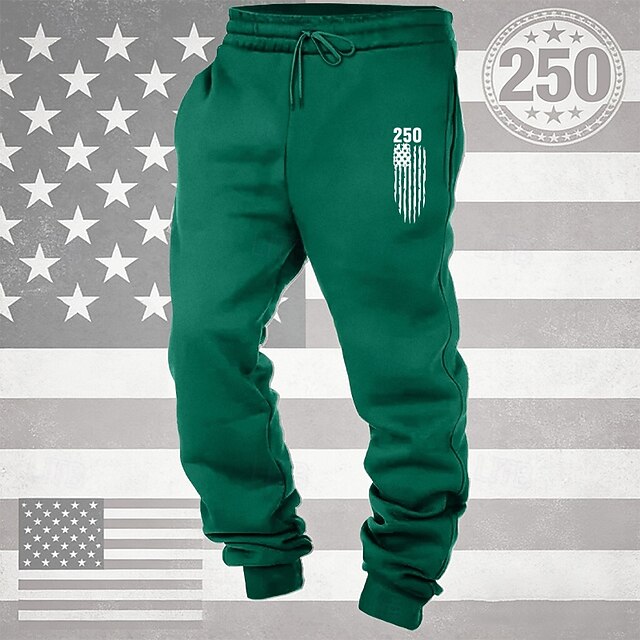 Men's Sweatpants Joggers Trousers Drawstring Pocket Elastic Waist ...