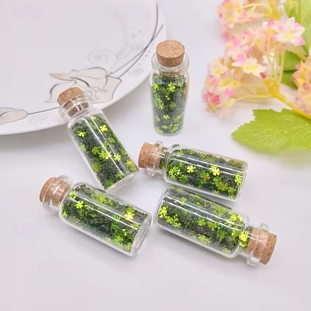 5 Sets of Lucky Four-Leaf Clover Sequins DIY Party Decorations Themed ...