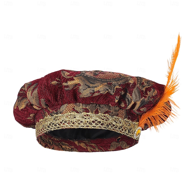 Retro Vintage Medieval Renaissance Hat Prince Vampire Nobleman Fancy ...
