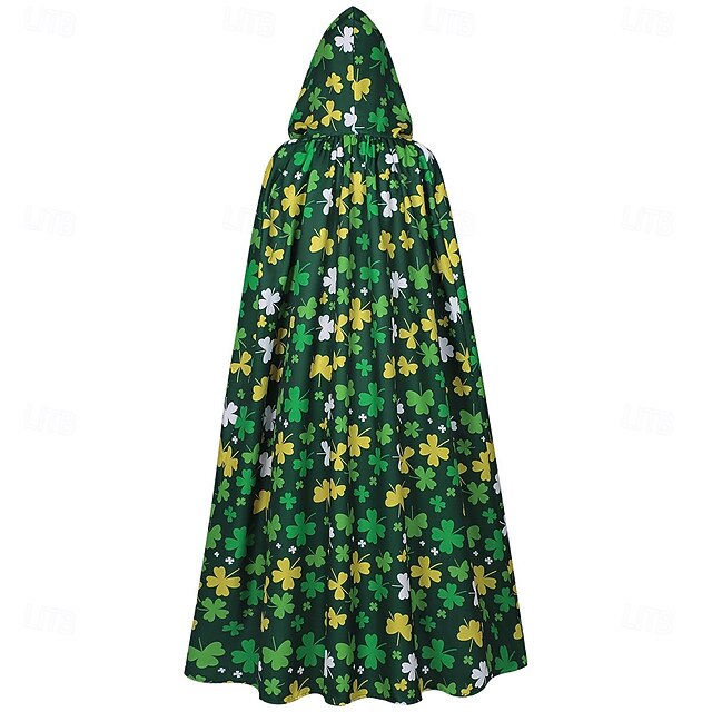 Saint Patrick 2026 Elfe Irlandais Carnaval Cape Cosplay Adulte Homme ...