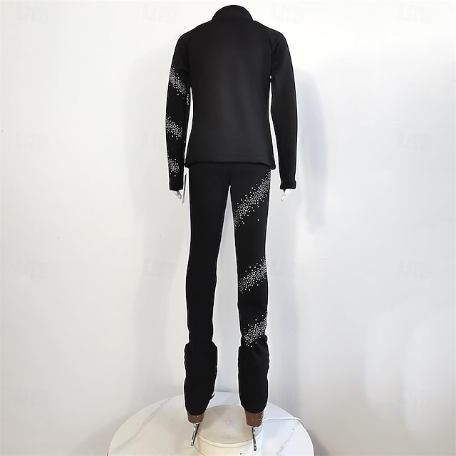 Figure Skating Jacket with Pants Women's Girls' Ice Skating Outfits ...