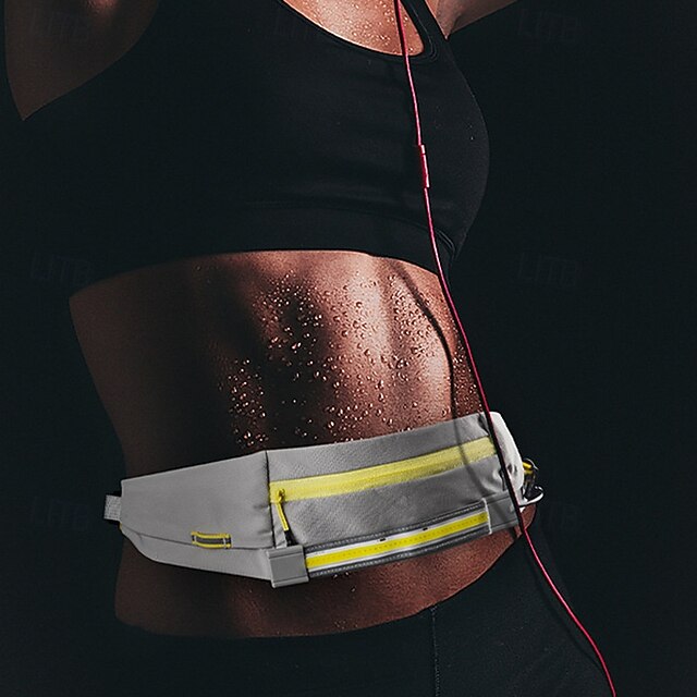 COB Belt Light Breathable LED Waist Bag Light with 5 Modes Red Back ...