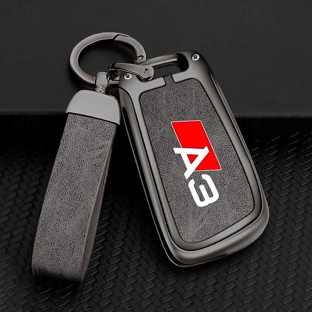 Zinc Alloy Leather Car Remote Control Key Case Cover Holder Shell For ...