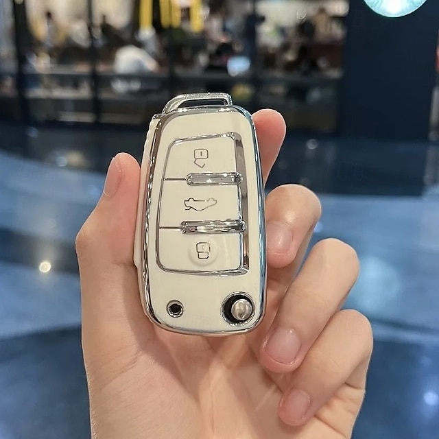 Car Key Case Cover Shell Fob For Audi A1 A3 A4 8P 8L 8V A5 B6 B7 A6 A7 ...