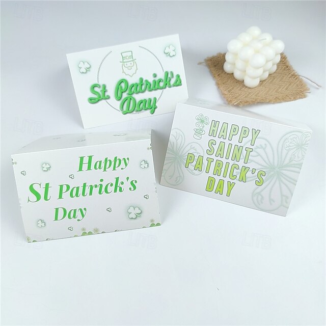 St. Patrick's Day Greeting Cards Bulk - Pack Assorted Cards, 6 Unique ...
