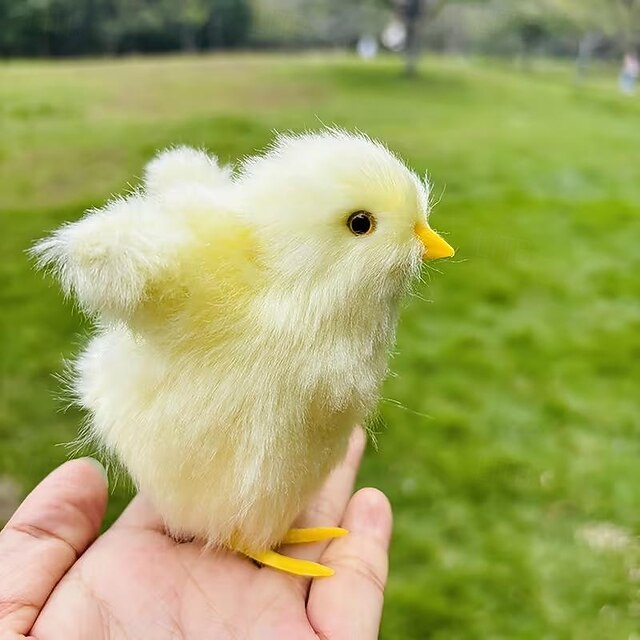 6pcs Easter Chick Decorative Collectible Figurines Essential Spring ...