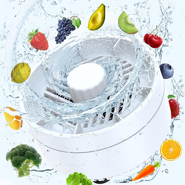 Fruit and Vegetable Washing Machine,Fruit Cleaner Spinner Device in ...