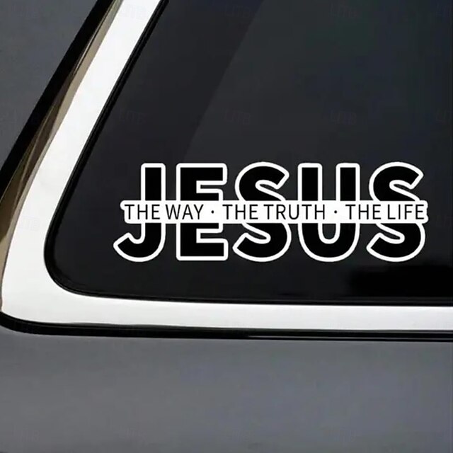 5pcs Jesus - The Way, The Truth, The Life Christian Vinyl Decals ...