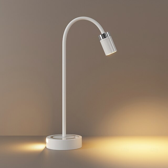 Sensing Night Light with Adjustable Pole, Table Lamp with Touchless ...