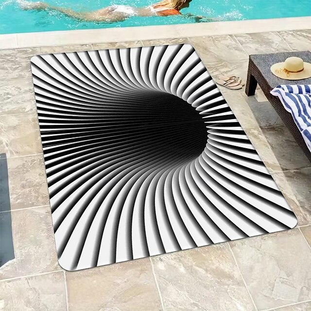 3D Optical Illusion Doormat Visual Trap Floor Mat Non Slip for Front ...