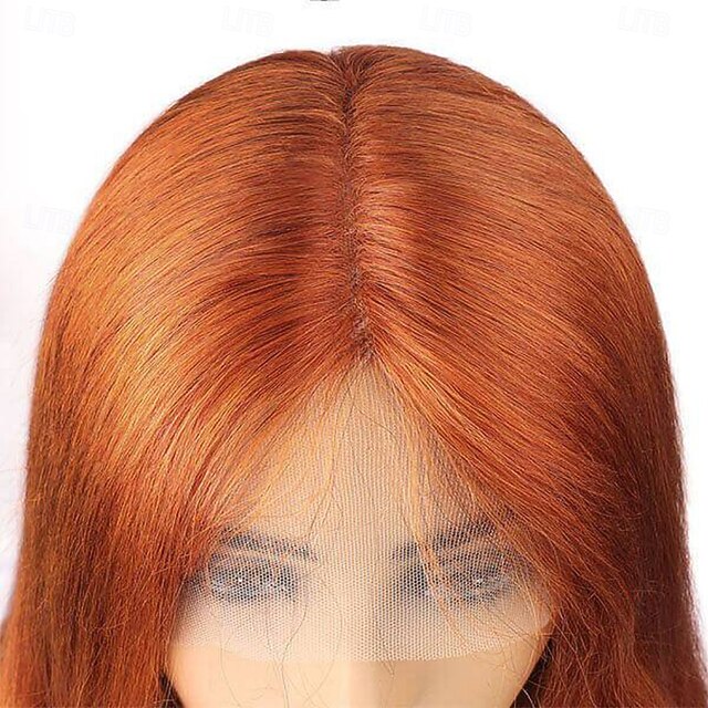 Perruque Remy en cheveux humains, lace front 13x4, ondulée, couleur ...
