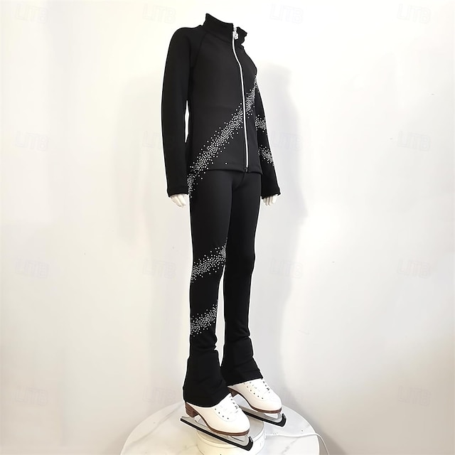 Figure Skating Jacket with Pants Women's Girls' Ice Skating Outfits ...