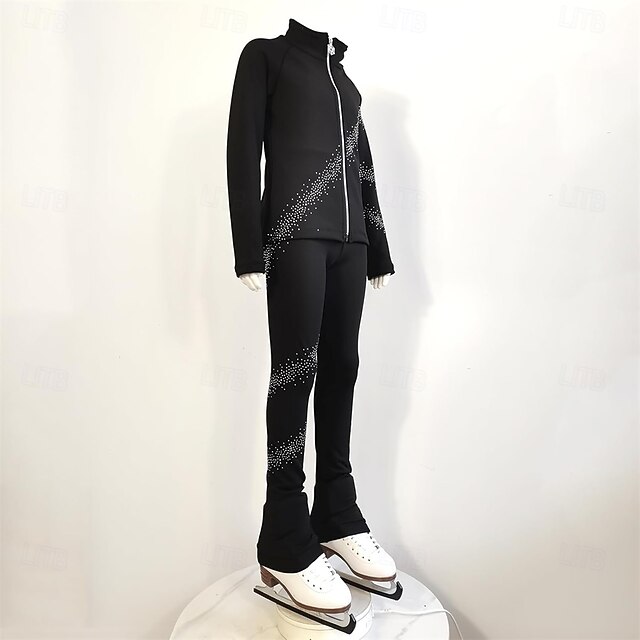 Figure Skating Jacket with Pants Women's Girls' Ice Skating Outfits ...