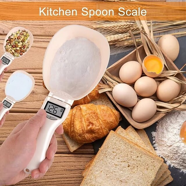 Digital Measuring Spoon, Food Digital Measuring Scoop Scale 800g / 1g ...