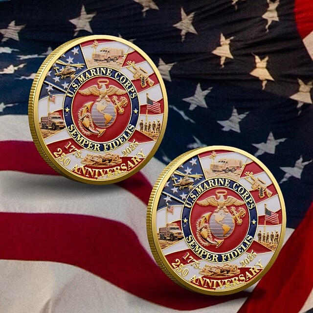 U.S. Marine Corps Commemorative Coin – United States 250th Anniversary ...