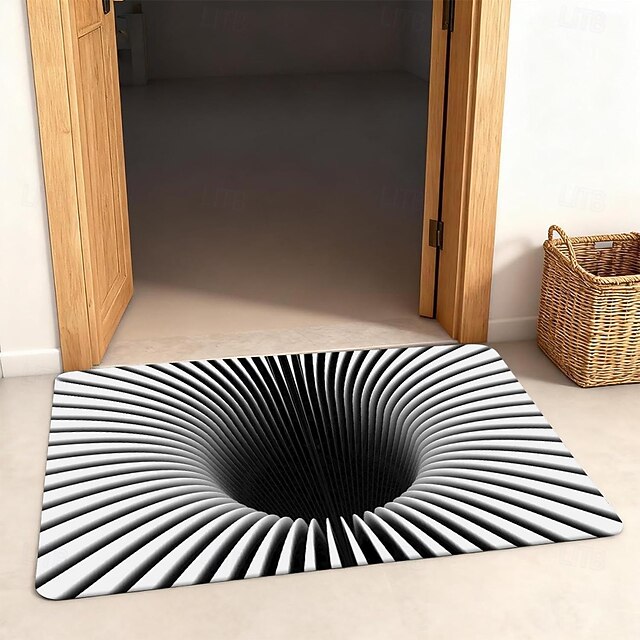 3D Optical Illusion Doormat Visual Trap Floor Mat Non Slip for Front ...