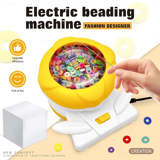 Electric Bead Spinner Clay Bead Spinner Kit USB Powered Spin Bead ...