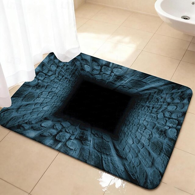 3D Optical Illusion Doormat Visual Trap Floor Mat Non Slip Unique ...