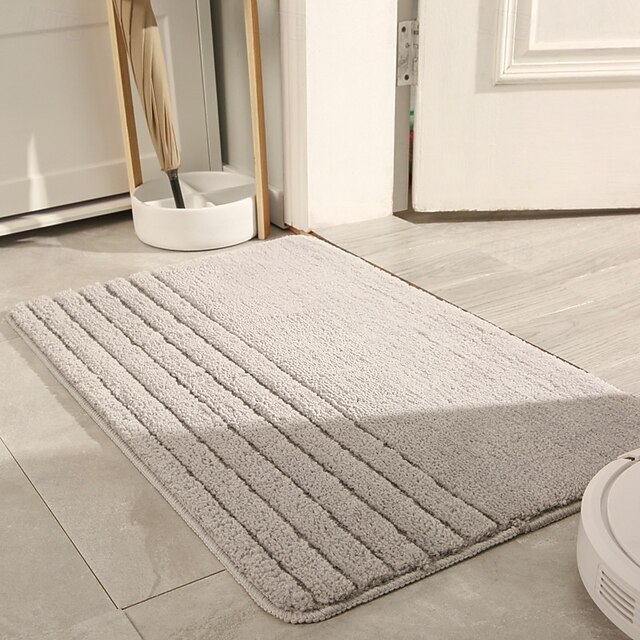 Thick High-Low Pile Entrance Floor Mat Absorbent Non-Slip Door Rug Home ...