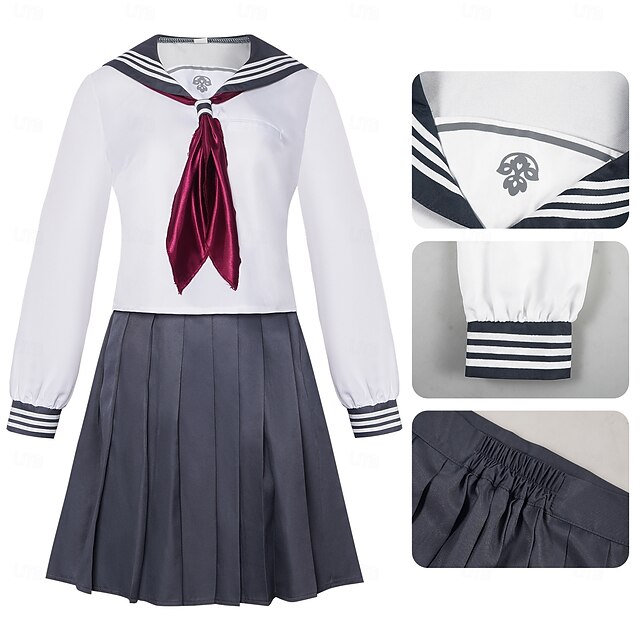 Gothic Horror Cosplay Costume Video Game School Uniforms Horror for ...