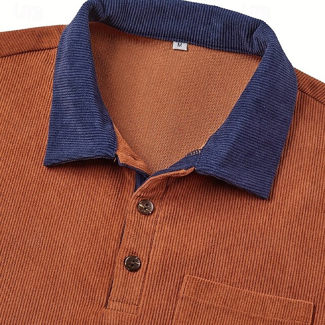 Homme Sweat-shirt Velours Côtelé Sweat à capuche Sweat à capuche ...