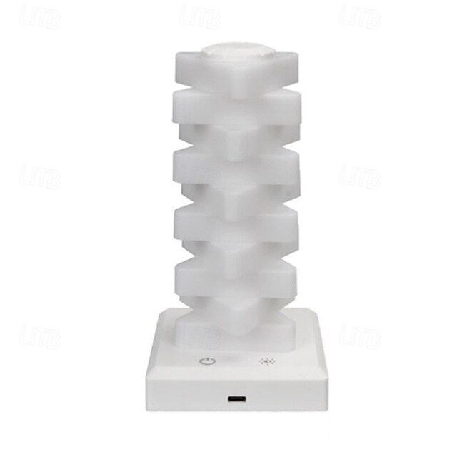 DIY Assembled Twistable LED Light, White and Rainbow Light Switching ...