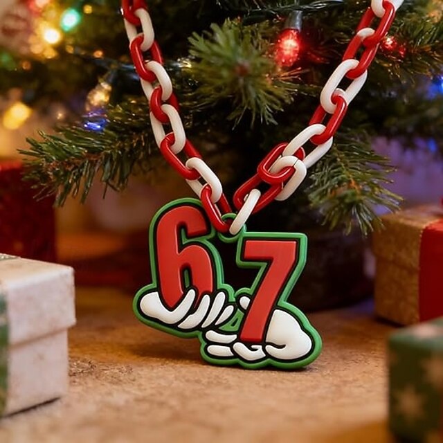 3D Printed Elf 67 Accessories Elf 67 Chain, 3D Printed Holiday "67", 67 ...