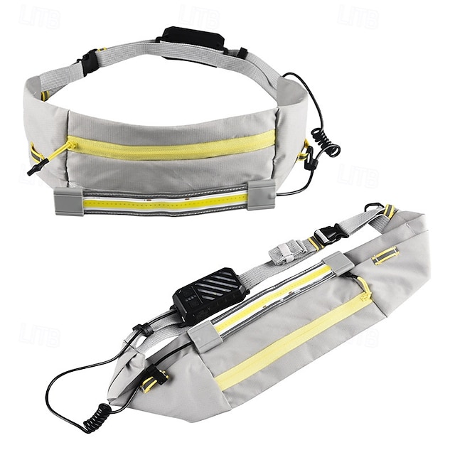 COB Belt Light Breathable LED Waist Bag Light with 5 Modes Red Back ...