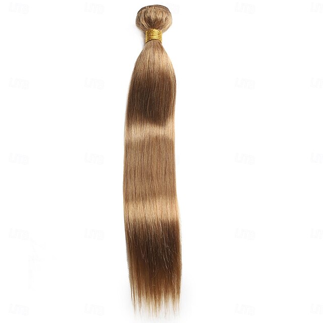 27# Light brown Color Hair Straight Human Hair Extensions Human Hair ...