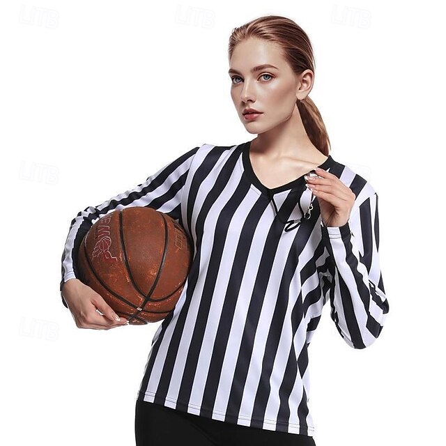 Referee Carnival Cosplay Costume T-shirt Cosplay Adults' Women's ...