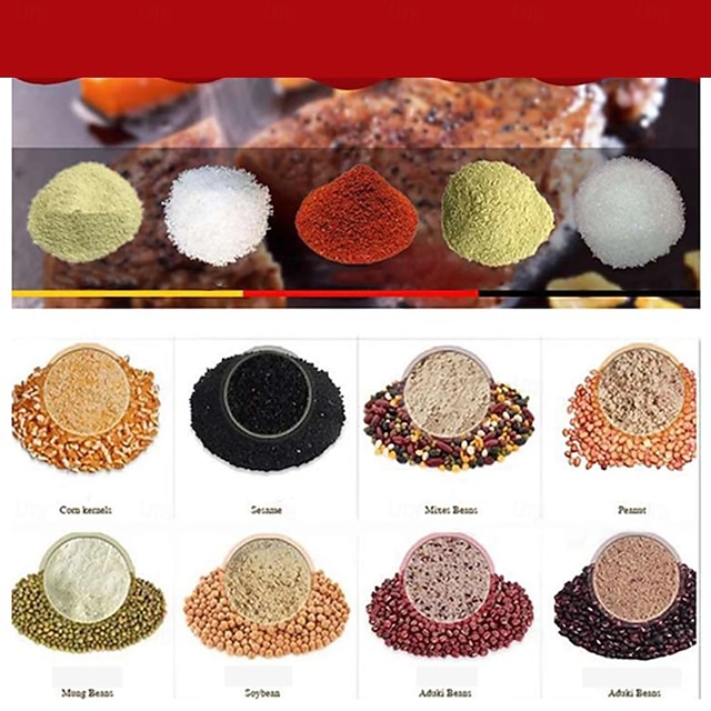 Hand Crank Grain Mill , Cast Iron Table Clamp Manual Corn Grain Grinder ...