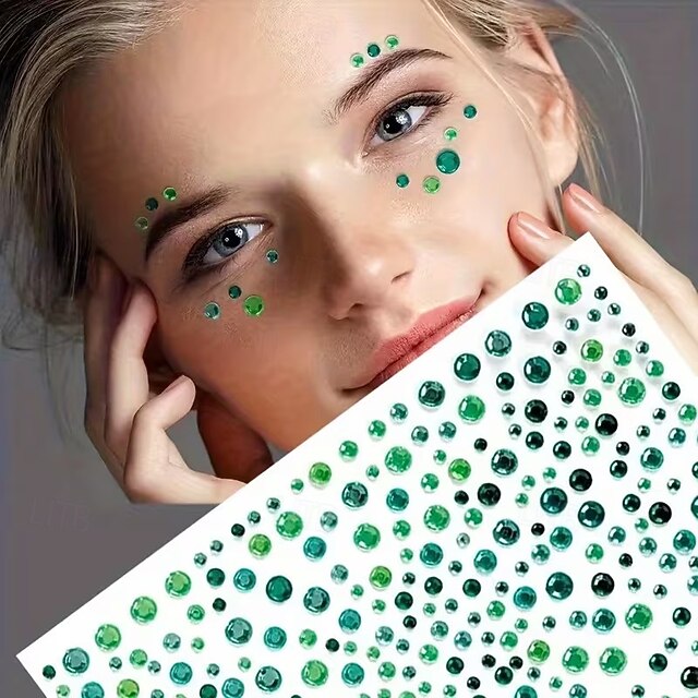 St. Patrick's Day Temporary Tattoos Featuring Green Gradient Blends ...