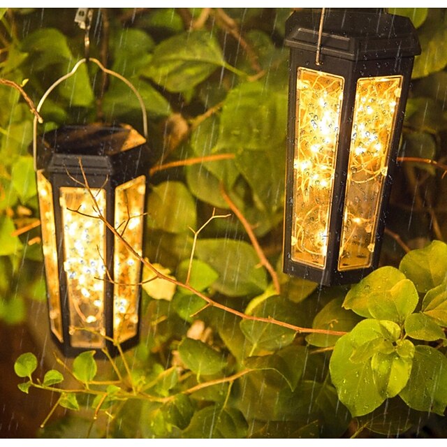 Solar Pathway Lights, Auto On/Off Waterproof Outdoor Solar Garden Lawn ...