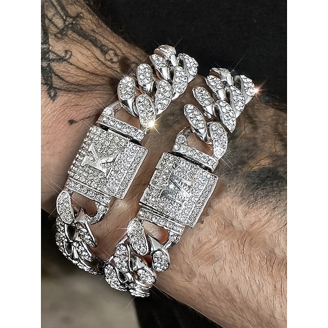 Men's Alloy Chain Bracelet with Alphabet Initials – Personalized ...