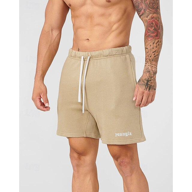 Men's Running Shorts Athletic Shorts Gym Shorts Drawstring Pocket ...