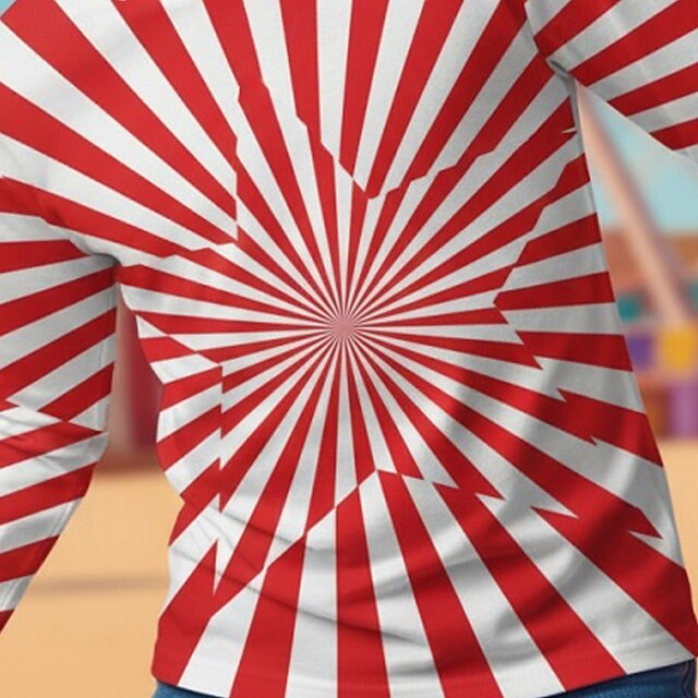 Carnival Costume 2026 Boys' 3D Graphic Geometric Optical Illusion T ...