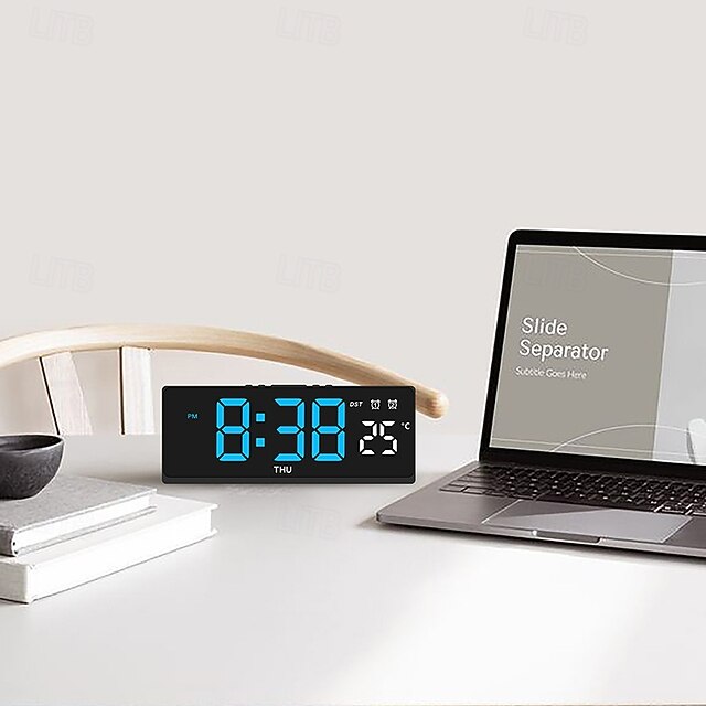 3-in-1 Digital Clocks Wall Clock, Wall Timer, Functional LED Clock ...