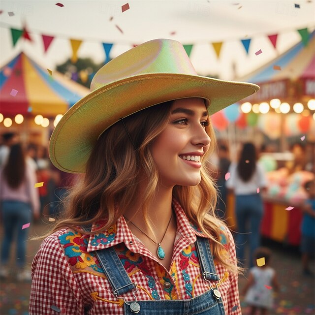 Carnival 2026 Carnival Hat Cowboy Hat Party / Evening Funny Adults ...