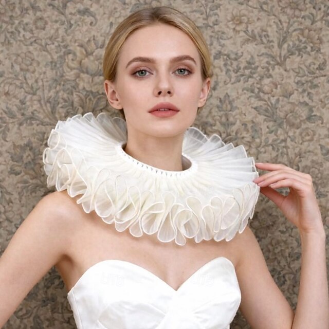 Vintage Rococo Victorian Ruff Collar Princess Prince Gentleman ...