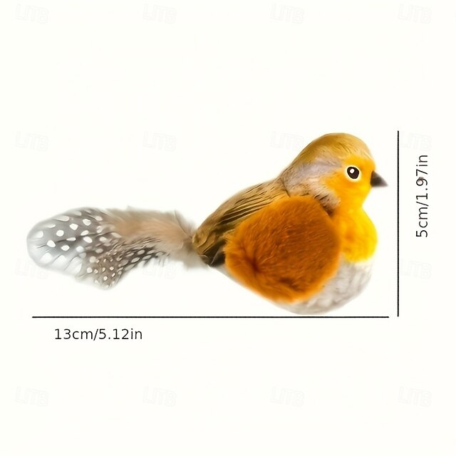 Interactive Cat Toy with Singing Bird & Flapping Wings, Automatic ...