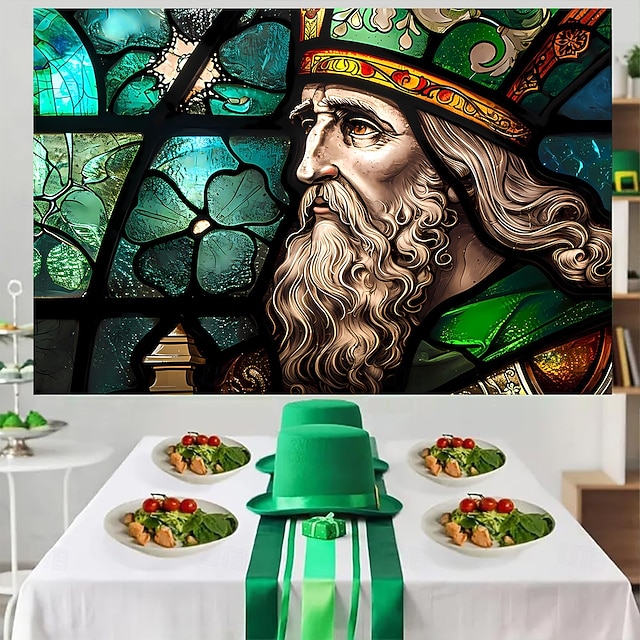 St. Patrick's Day Tapestry Banners Blanket Elf Shamrock Cute Romantic ...