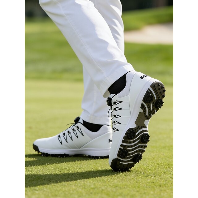 Men's Vintage Sporty Casual Outdoor Golf Microfiber Comfortable Lace-up ...