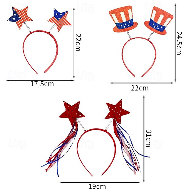 Carnival Headband Cosplay Kid's Adults' Unisex Independence Day / the ...