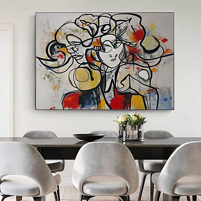 Hand Painted Modern Popular Oil Painting Canvas Wall Art Decoration ...