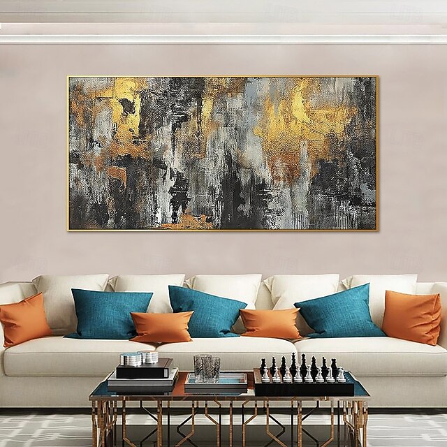 Handmade Oil Painting Canvas Wall Art Decoration Modern Abstract Light ...
